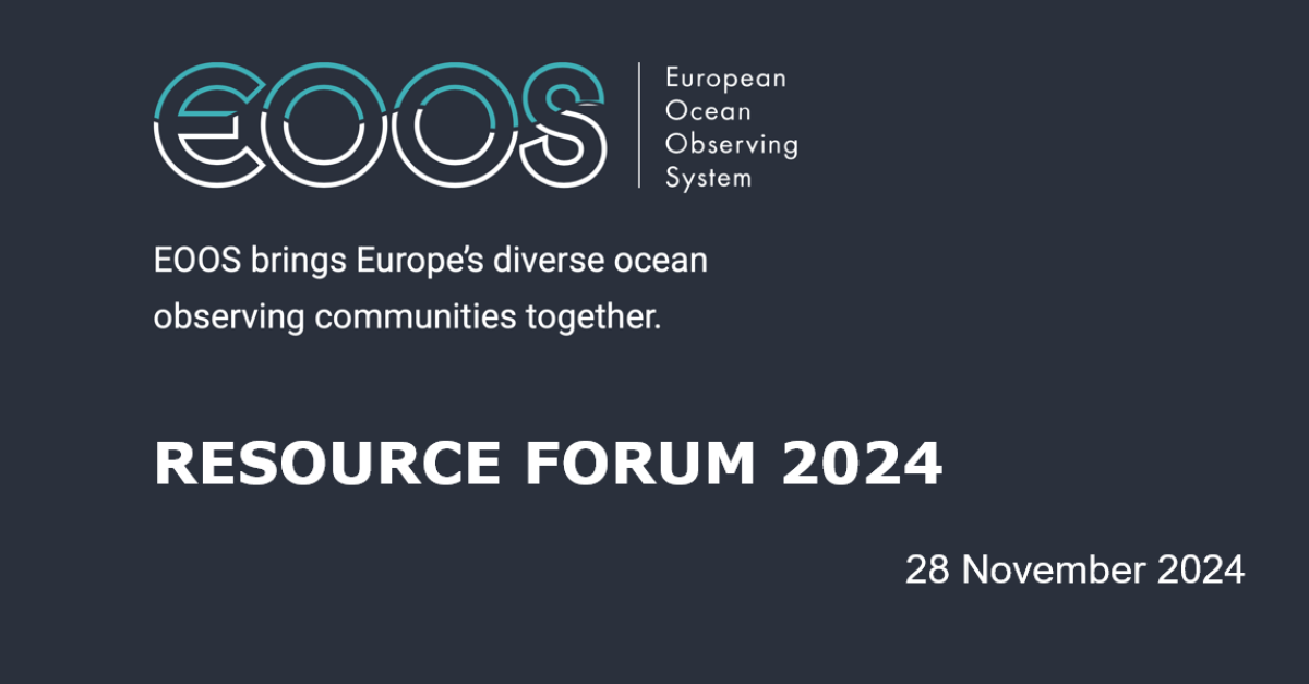 European Ocean Observing System (EOOS) Resource Forum 2024 | JPI Oceans